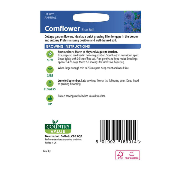 Cornflower Blue Ball – lovetogrow